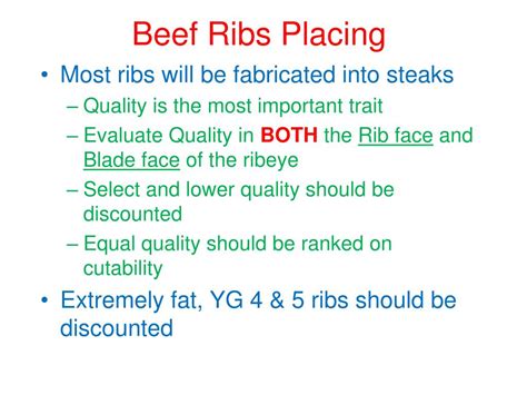 Ppt Beef Carcass And Primal Cuts Placing Powerpoint Presentation
