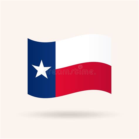 Waving Texas State Flag Vector Stock Illustrations 151 Waving Texas