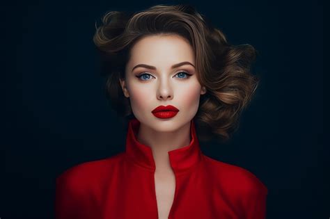 Premium Photo Seductive Enigma Captivating Portrait Of A Woman With