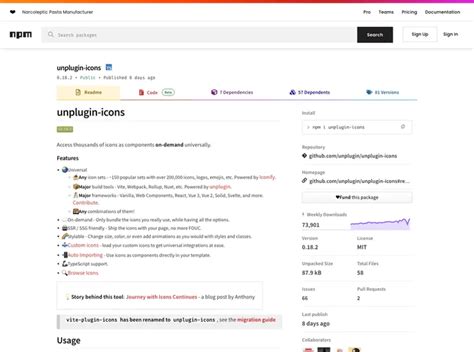 unplugin icons by unplugin a nuxt template built at lightspeed