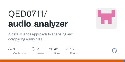 github qed0711 audio analyzer a data science approach to analyzing