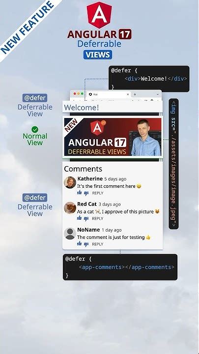 new angular 17 feature deferrable views angular angular17 youtube