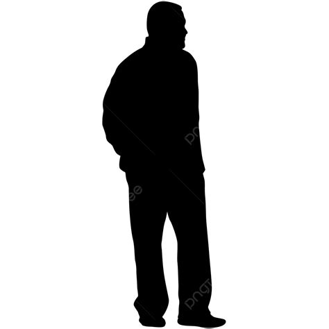 흰색 배경에 걷는 남자의 실루엣 코카서스 사람 우아 생활 양식 Png 일러스트 및 벡터 에 대한 무료 다운로드 Pngtree