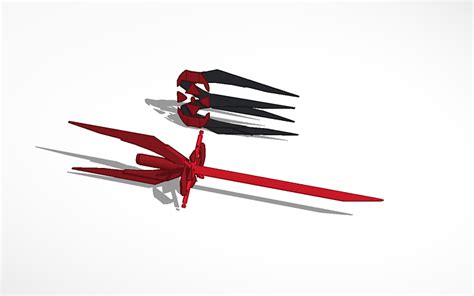 3d Design Flame Blade Tinkercad