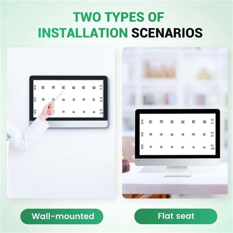 21 5 Inch Lcd Digital Visual Acuity Chart Optical Testing Monitor Eye Testing Chart Optotype Display