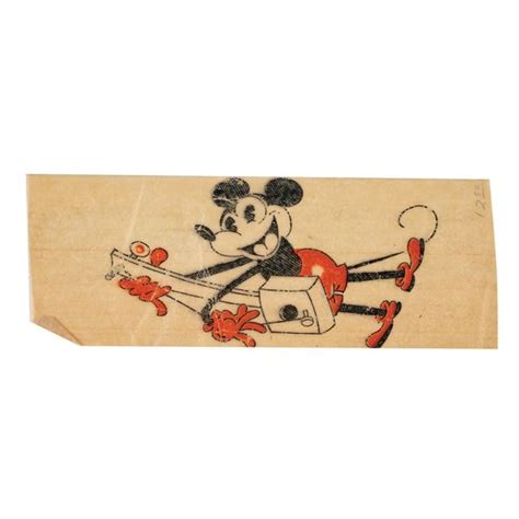 A Rare Mickey Mouse Iron On Transfer