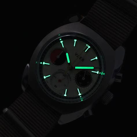 Vaer R1 Usa Chronograph 42mm 10atm Sapphire Glass Usa Assembled