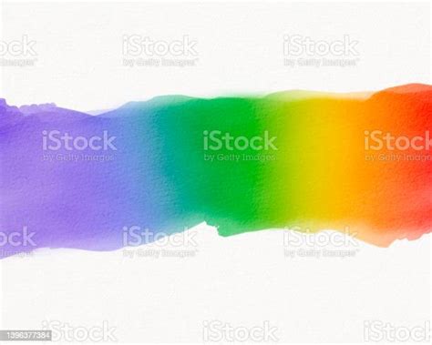 Konsep Tekstur Cat Air Lgbt Pride Month Gaya Kuas Bendera Pelangi