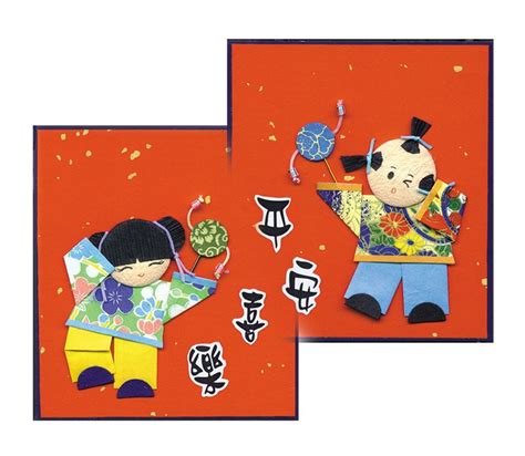 和紙人形 平安 喜樂 新年 吉祥 春聯掛飾 Diy材料包g3 006~007 Cococats｜海報掛畫掛布人氣榜 Pinkoi