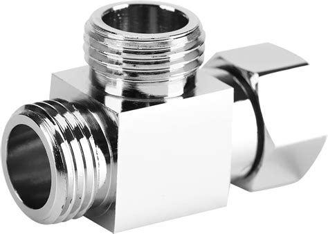 Muslim Shower For Toilet Shower Diverter 2 Way Brass Chrome 3 Way Diverter Hose Fitting Tee G1