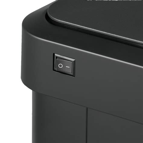 Eko Mirage T Sensor Bin 50l Black Kitchen Warehouse™
