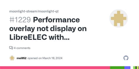 Performance Overlay Not Display On Libreelec With Veldenbplugin