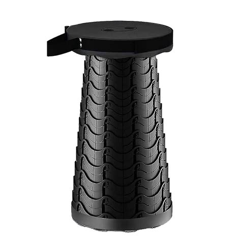 Banco Banqueta Retratil Telescopica Dobravel Banquinho Portatil Alça Transporte Viagem Camping