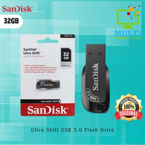 Jual SanDisk Ultra Shift USB 3 0 Flash Drive CZ410 32GB SDCZ410 32G