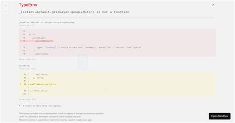 Leaflet Bing Layer Examples CodeSandbox