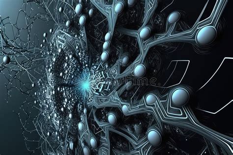 Neural Network Learning To Recognize Handwritten Numbers And Letters Stock Illustration