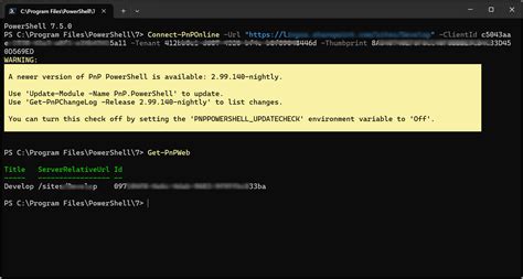 安装和使用 pnp powershell 操作 sharepoint online 霖雨 博客园