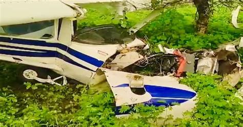 Trainer Aircraft Crashes In Madhya Pradeshs Guna Injuring Two Pilots