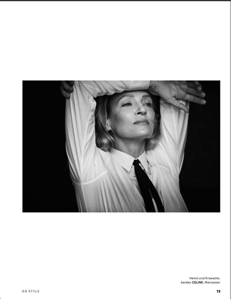 Uma Thurman By Peter Lindbergh Gq Style Germany Peter Lindbergh