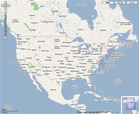 구글 맵 미국 전국 지도 보기 Google Maps USA