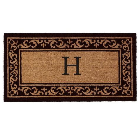 Calloway Mills Kendall 36 In X 72 In H Monogrammed Door Mat