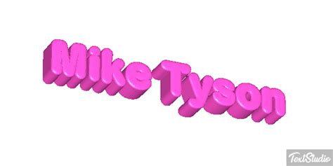 Mike Tyson Celebrity Animated  Logo Designs
