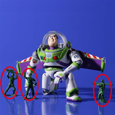 Toy Story Buzz Lightyear Green Army Men Legacy Of Revoltech Lr 0