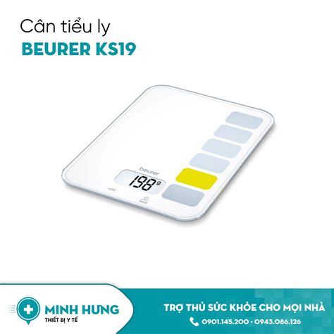 Cân Tiểu Ly Beurer KS19 - Thiết Bị Y Tế Minh Hưng Đà Nẵng