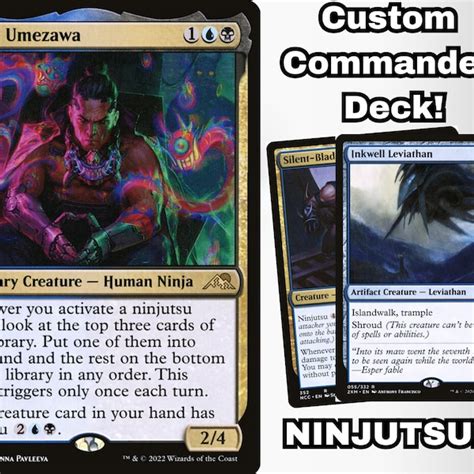 Mtg Commander Ninja Deck Etsy