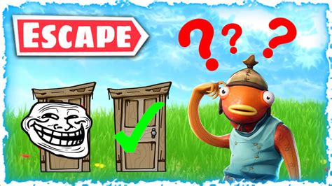 Escape Room 🏃‍♂️💨 2540 6173 9162 By Qtuiii Fortnite Creative Map Code