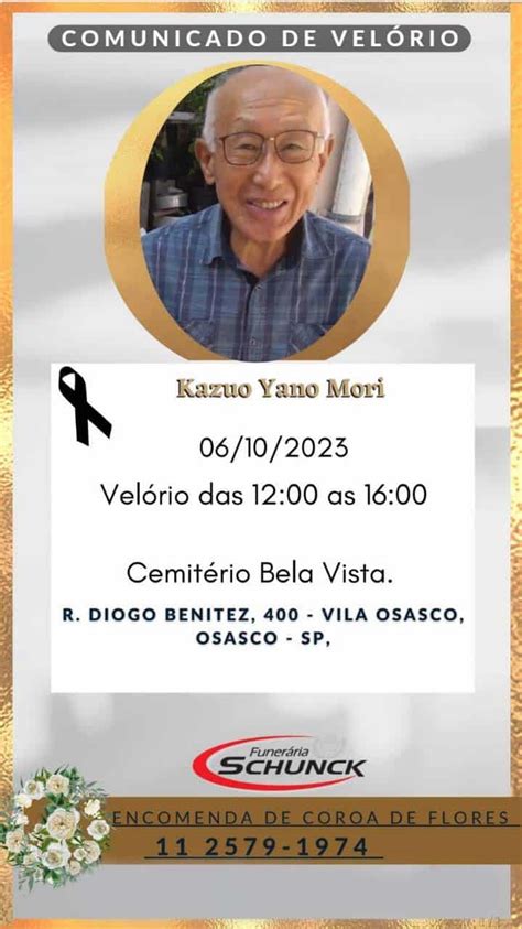 Nota De Falecimento Bunkyo