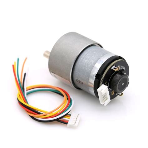 มอเตอรพรอม AB phase encoder v RPM DC motor geared with AB encoder Lazada co th