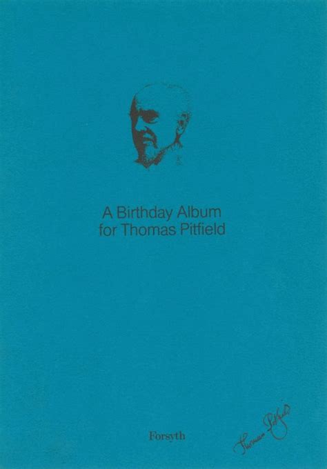 Thomas Pitfield Birthday Album By Various Recorder Sheet Music Sheet Music Plus