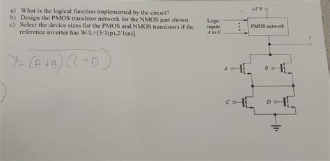 Solved A What Is The Logical Function Implemented By The Chegg Com