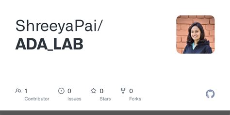 Github Shreeyapaiadalab