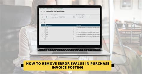 How To Remove Error Evalue In Purchase Invoice Sage X3 Blog