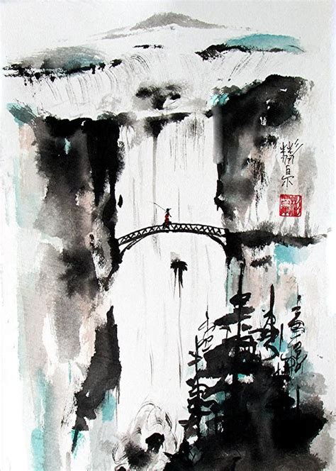 Chinese Ink Painting En Peinture Japonaise Peintures Asiatiques Art Asiatique