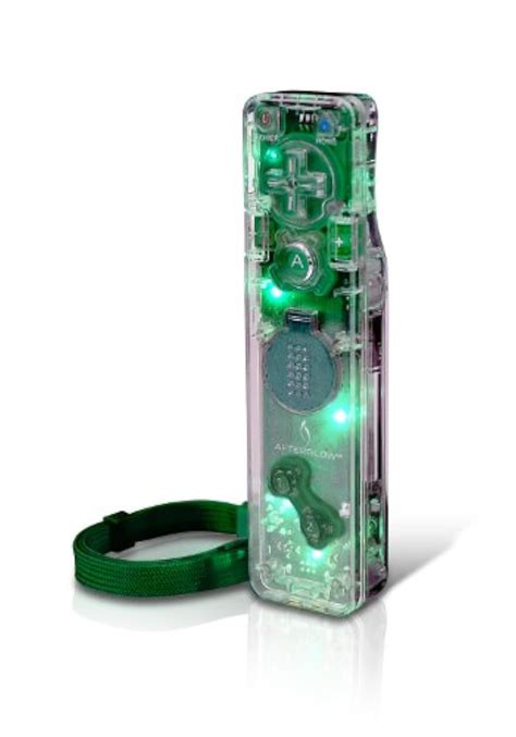 Afterglow Aw1 Remote For Wii Green Pl 7602g Wiimote Controller