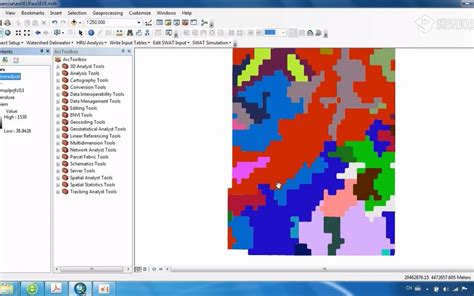 Arcgis Arcswat 模型完整流程 自动划分流域边界 Hru划分 Run Swat