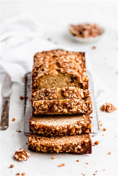 The BEST Banana Nut Bread Garnish Glaze