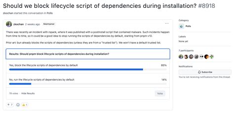 Pnpm 1000 Blocks Lifecycle Scripts By Default Socket