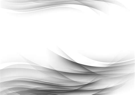 Simple Grayscale Metalic Abstract Background Wave 52084827 Png