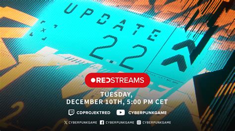 REDstreams Update 2 2 Is Coming Home Of The Cyberpunk 2077