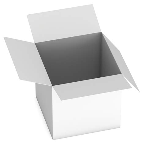 Premium Photo Open Box 3d