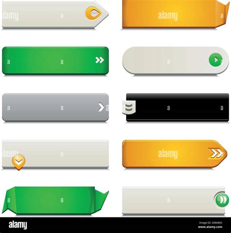 Ten Call To Action Buttons With Different Styles And Shapes Made With