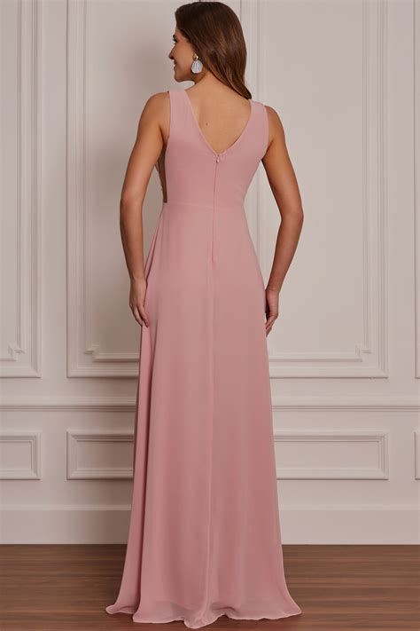 Vestido De Festa Vestido De Festa Rosa Longo Dalila Ladydress