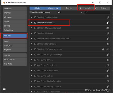blender blendergis插件 blendergis插件下载 csdn博客