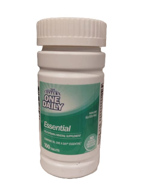 21st Century One Daily Essential 100 Tablets Geeb App