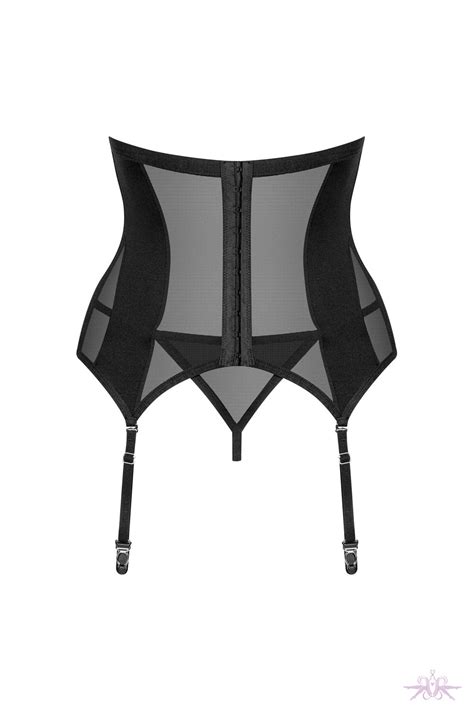 Obsessive Amoria Black Naked Breast Corset And Thong At The Hosiery Box