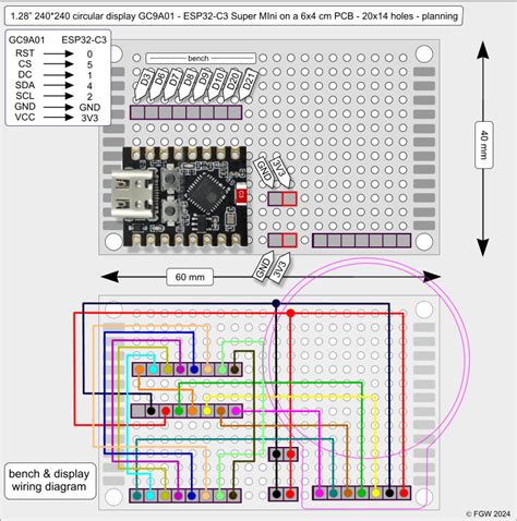 Esp32 C3 Super Mini And 128” Spi Gc9a01 Circular Tft Display Arduino Projects Super Mini